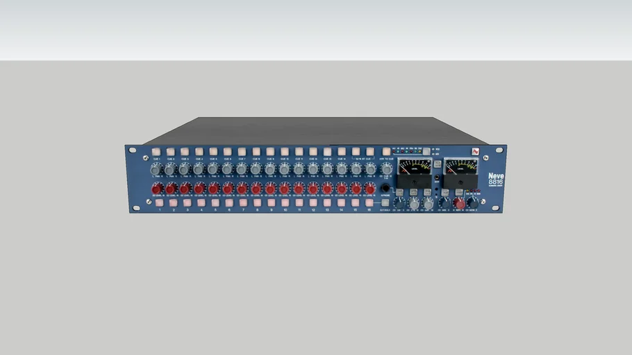 Neve 8816 Summing Mixer (2D Front Panel) | 3D Warehouse