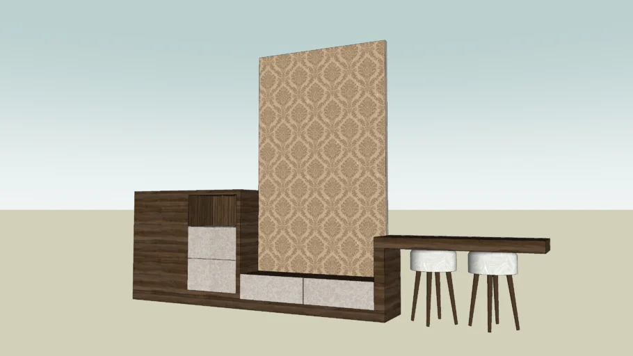 tv wall unit | 3D Warehouse