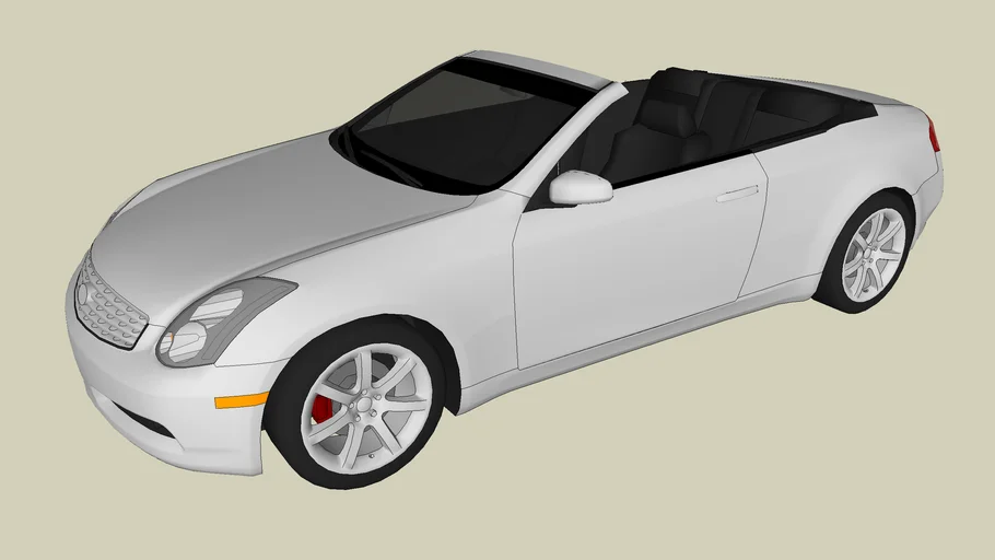 Infiniti G35 Convertible | 3D Warehouse