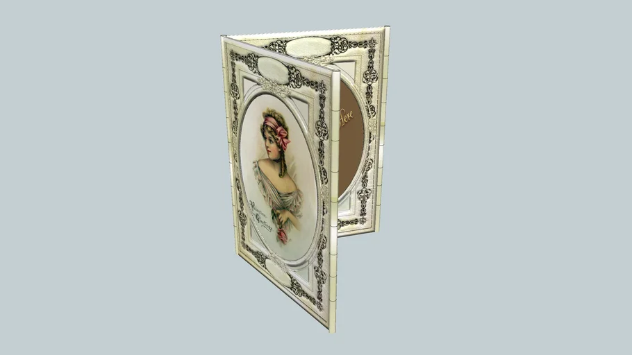 Ivory 'Valentine' .. Edwardian Deskette! | 3D Warehouse