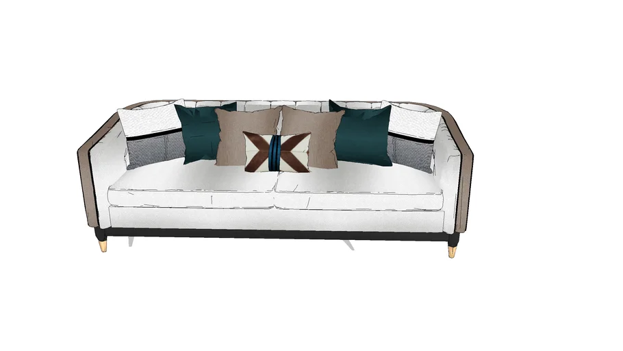 modern entry lux table | 3D Warehouse