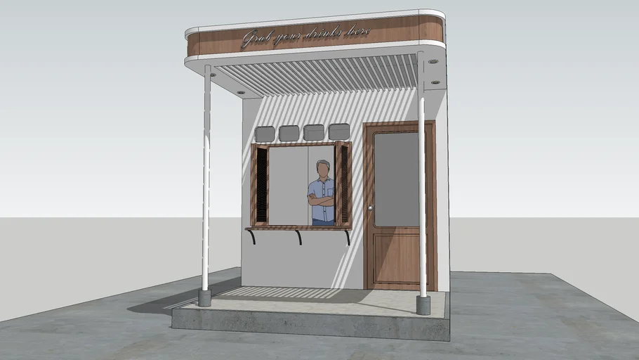 Coffee Shop Sketchup