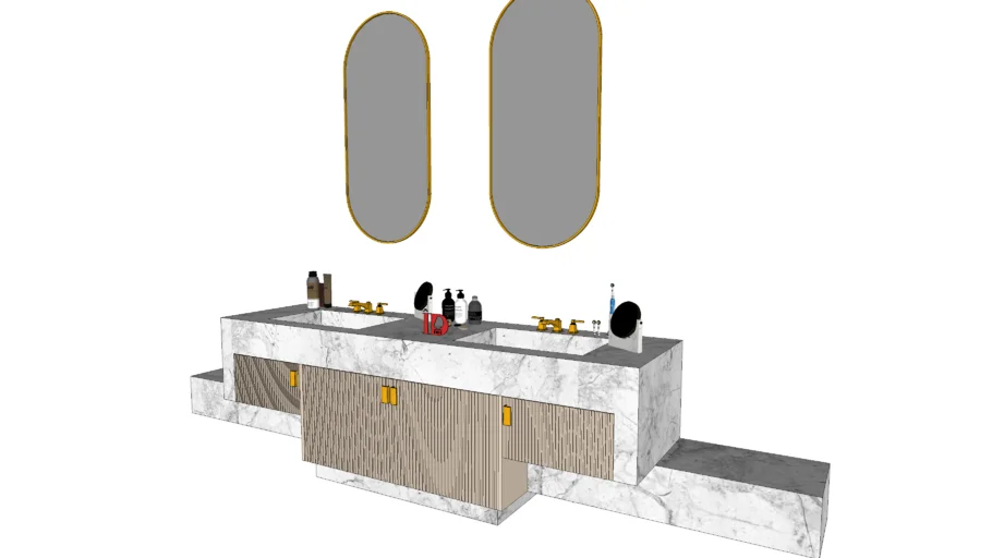 bathroom vanity designed by IDunic | 3D Warehouse