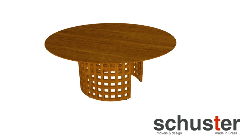 Mesa de Jantar Muxa Redonda Ø1800x760H | 3D Warehouse