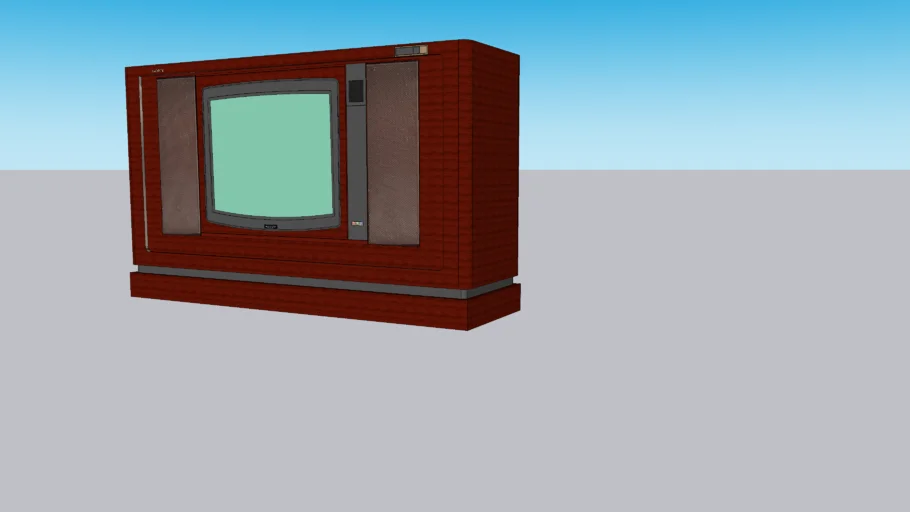 Sony - Trinitron - KV3000R - CRT - console - television | 3D Warehouse