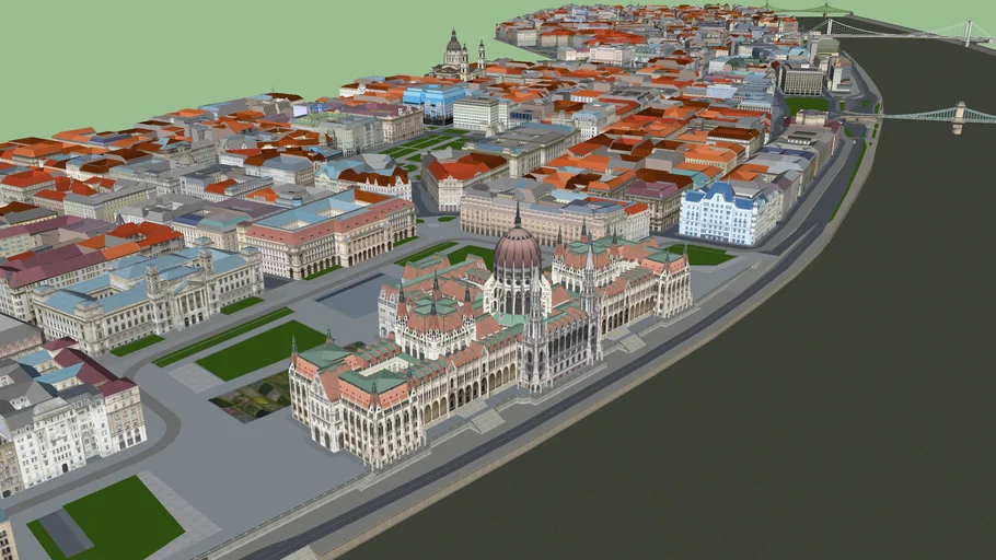 Budapest City (5th district) | 3D Warehouse
