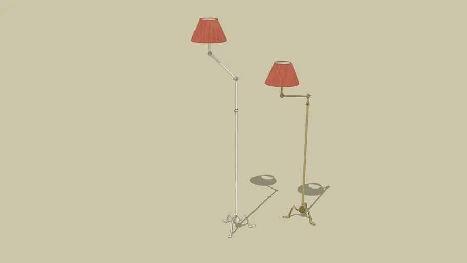 Standard Reading Light - William A S Benson | 3D Warehouse