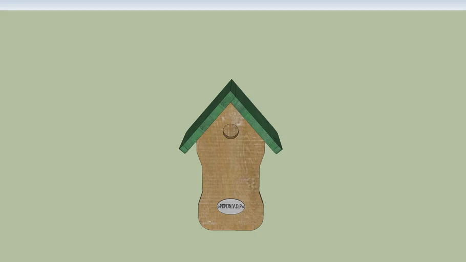 wooden bird house | 3D Warehouse