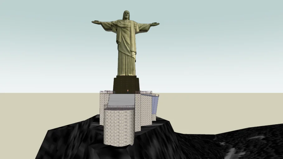O Cristo Redentor - Uma das 7 novas Maravilhas do Mundo Moderno | 3D ...