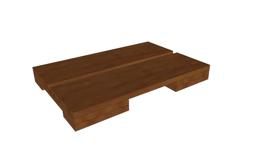 Pure Wood Platform | 3D Warehouse