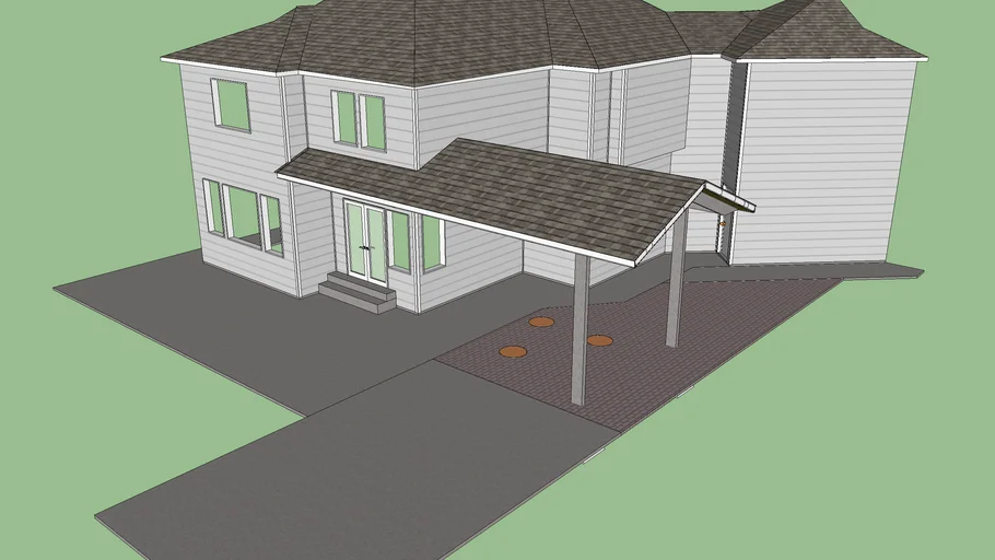 back yard patio cover | 3D Warehouse