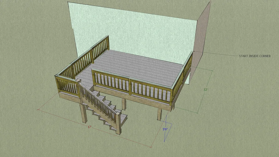 Deck | 3D Warehouse