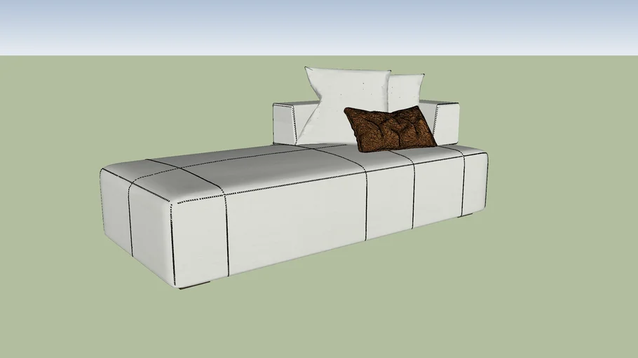 Sofá Compacto 03 | 3D Warehouse