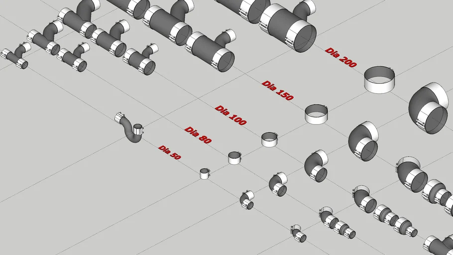 Cast iron Fitting | 3D Warehouse