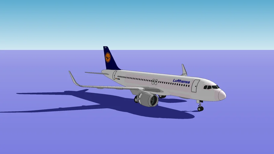 Lufthansa Airbus A320-271 (NEO-New Engine-Option) D-AINA | 3D Warehouse