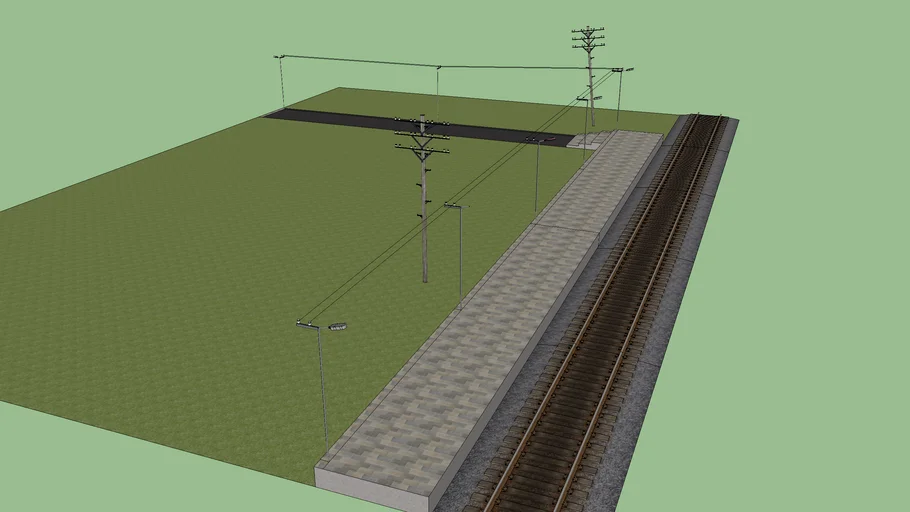 Railway station | 3D Warehouse