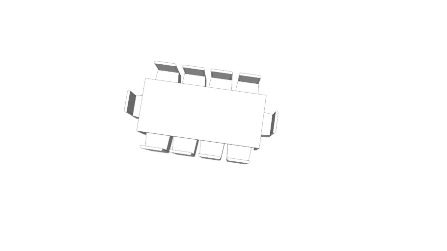 Dining Table - 2D 3D | 3D Warehouse
