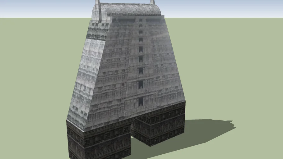 Sri Arunachaleshwar Temple Sub Entrance | 3D Warehouse