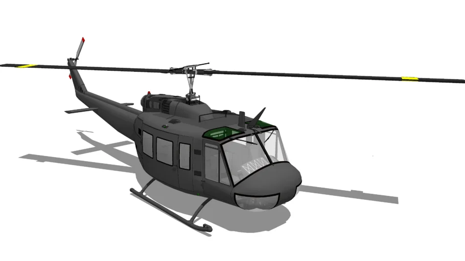Bell UH-1 Huey | 3D Warehouse
