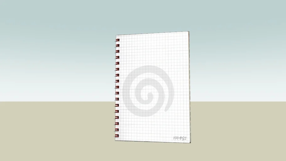 SPIRAL NOTEBOOK | 3D Warehouse