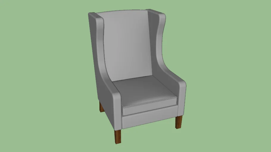 wingback chair | 3D Warehouse