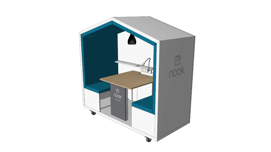 Nook Mobile Meeting Pod | 3D Warehouse