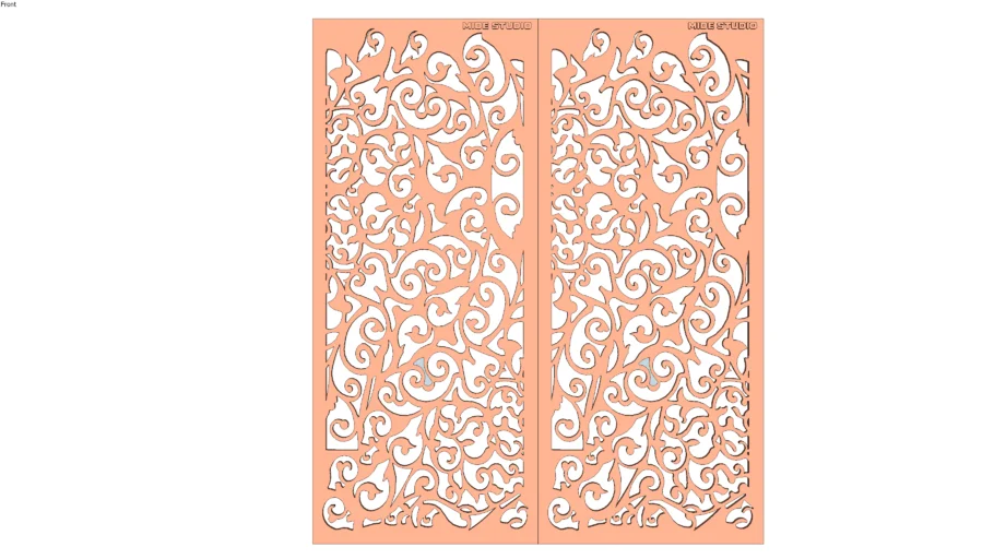 Motif Cutting Laser CNC | 3D Warehouse