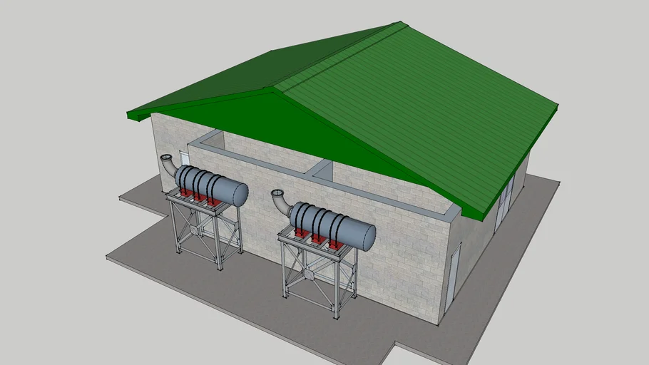 Generator Building | 3D Warehouse