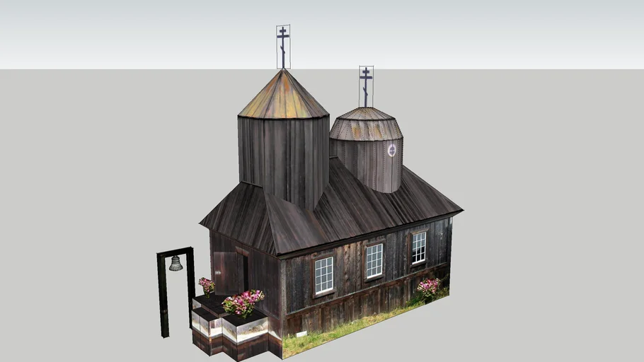 Fort Ross. Holy Trinity Chapel | 3D Warehouse