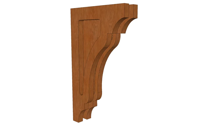 Wood corbel | 3D Warehouse