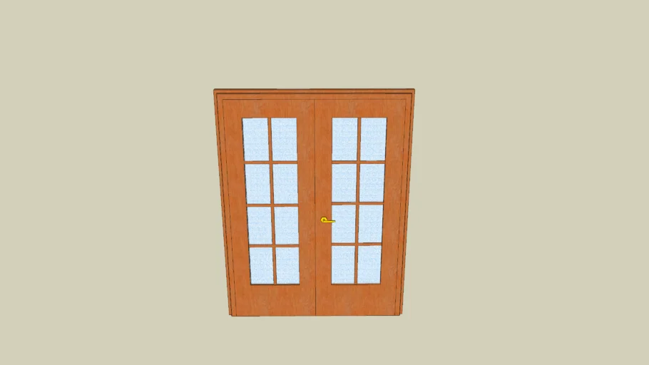 Glass Double door | 3D Warehouse