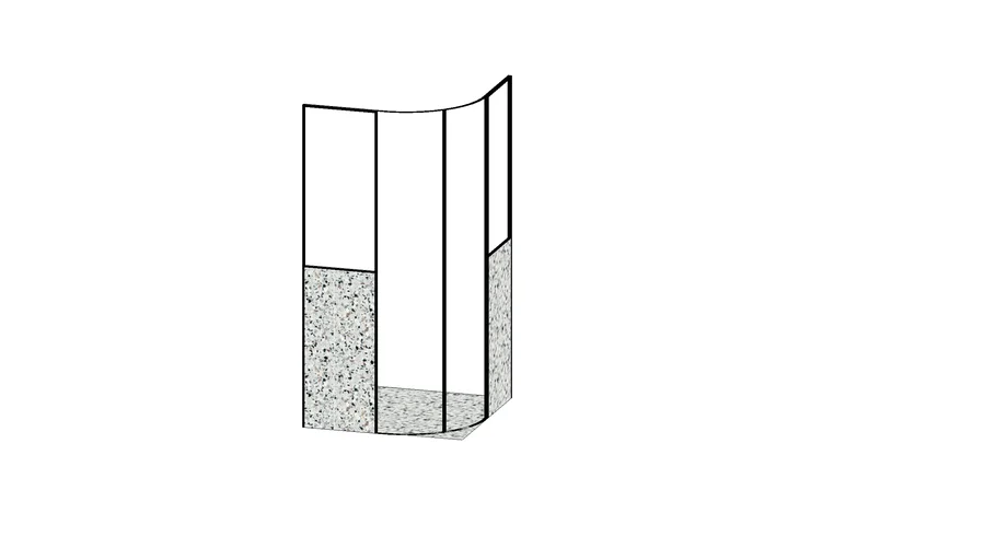 Curved Corner Shower | 3D Warehouse
