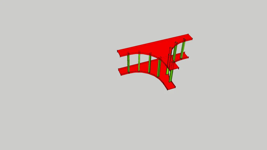 A vertical tee for cable tray | 3D Warehouse