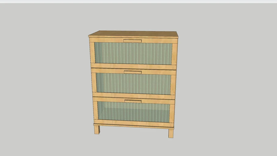 IKEA Aneboda Drawer | 3D Warehouse