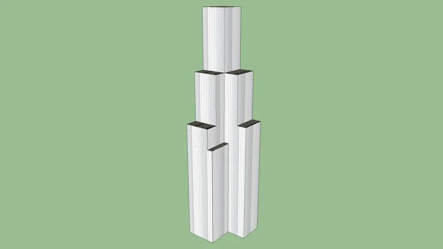My Skyscraper in Silver | 3D Warehouse