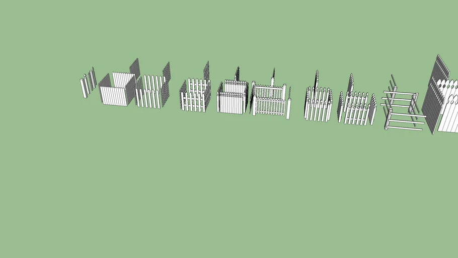 Fences | 3D Warehouse