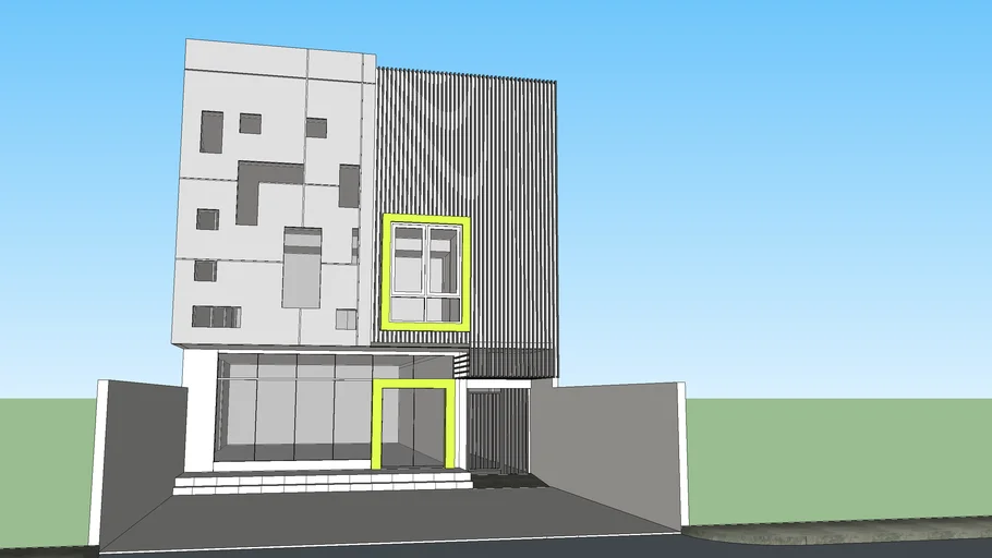 ruko toko kantor office | 3D Warehouse