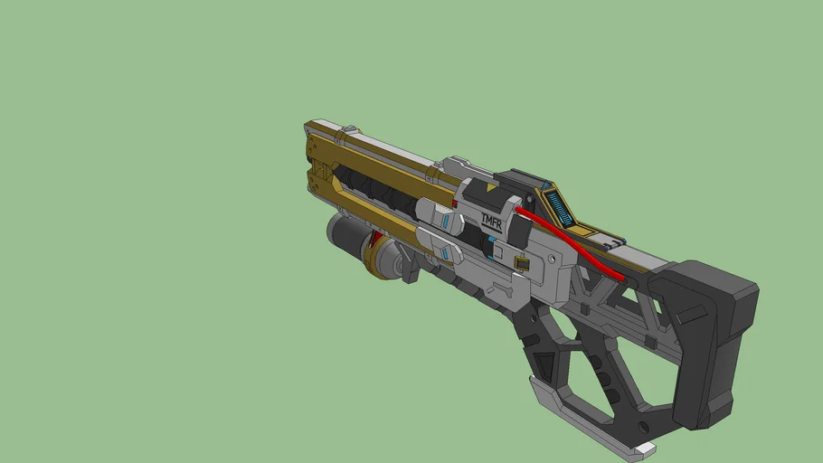 Weapon Soldat 76 Overwatch | 3D Warehouse