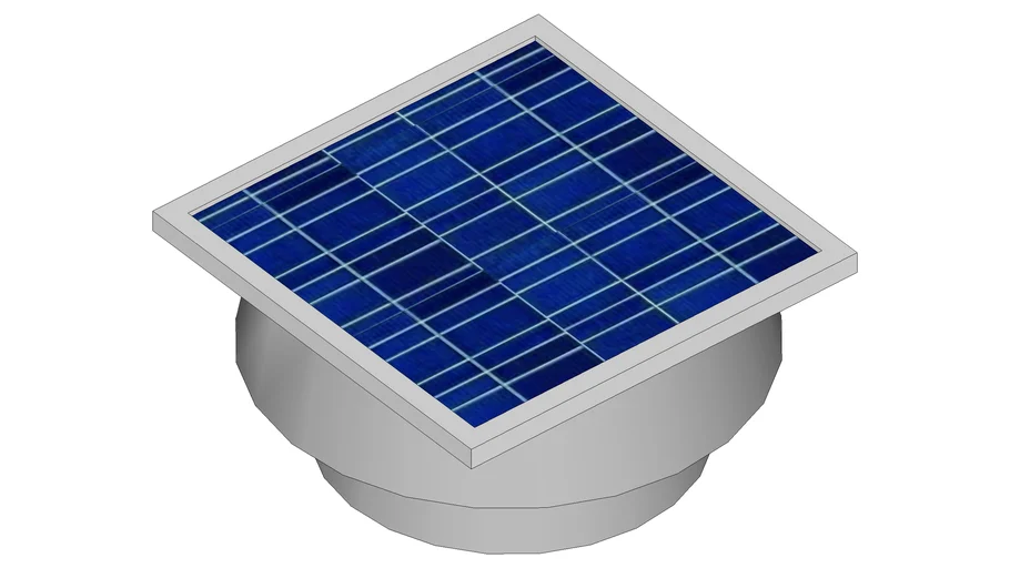 Solar Attic Fan | 3D Warehouse