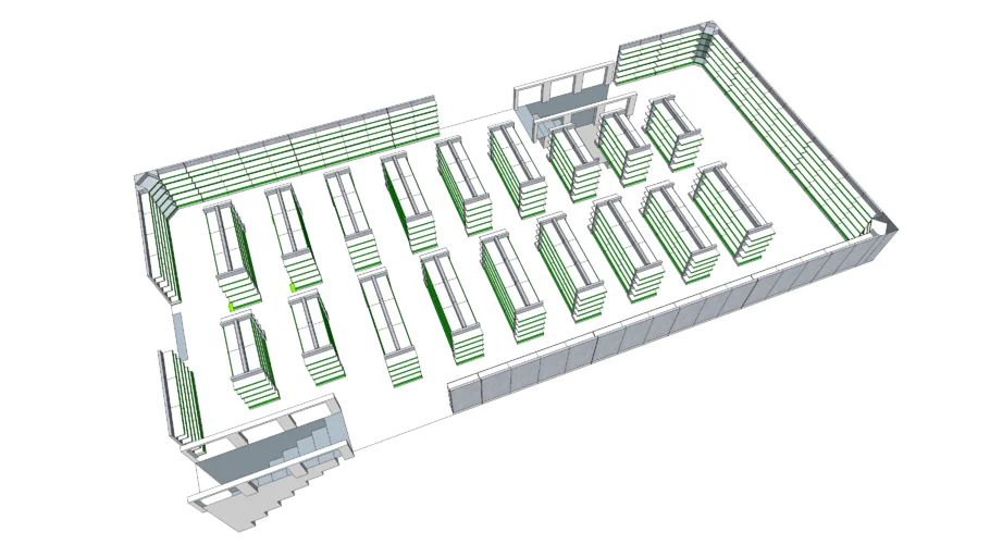Rak Supermarket DC 17 Warehouse | 3D Warehouse