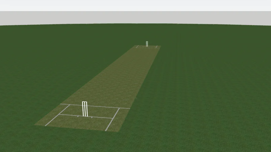 Cricket Pitch and Oval | 3D Warehouse
