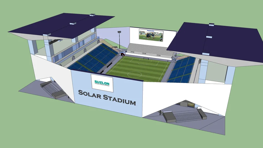 Small Football Stadium | 3D Warehouse