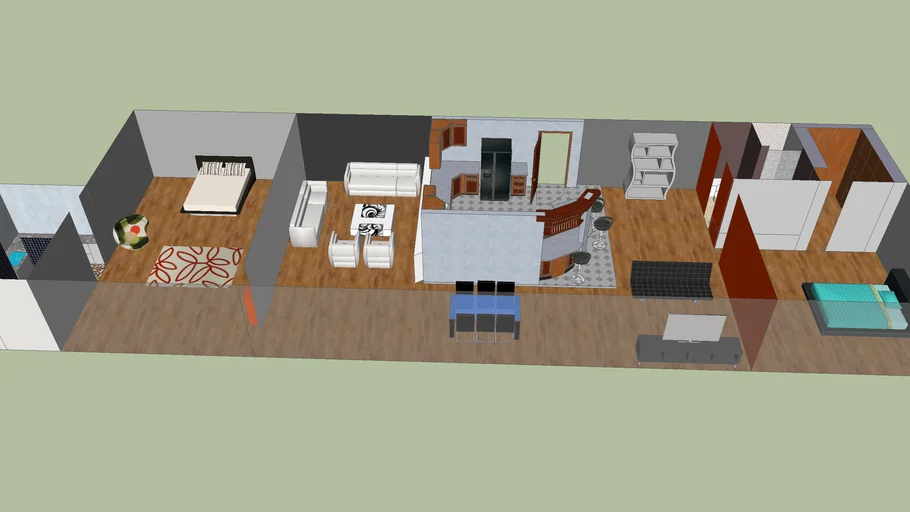 Modern Apartment | 3D Warehouse