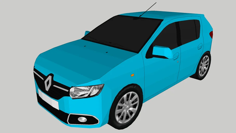 Renault_Sandero | 3D Warehouse