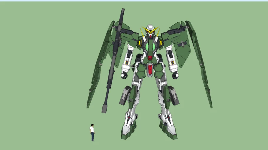 GN-002 Gundam Dynames | 3D Warehouse