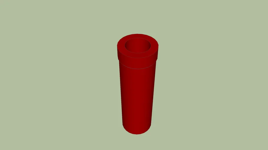 Red Warp Pipe (tall) | 3D Warehouse