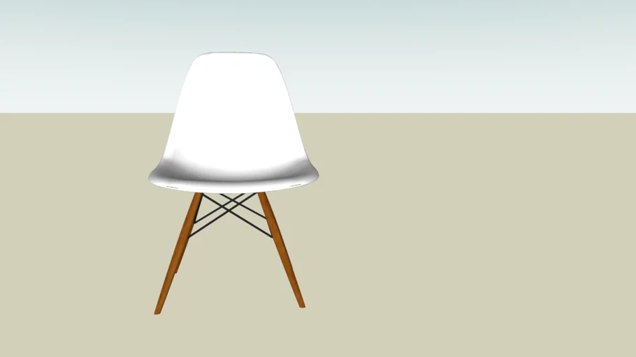 cadeira Eames Molded Plastic | 3D Warehouse