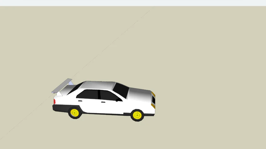 White Car | 3D Warehouse