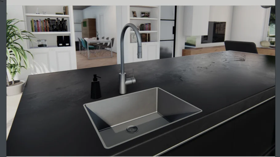 Tap + Sink Faucet Kitchen | 3D Warehouse