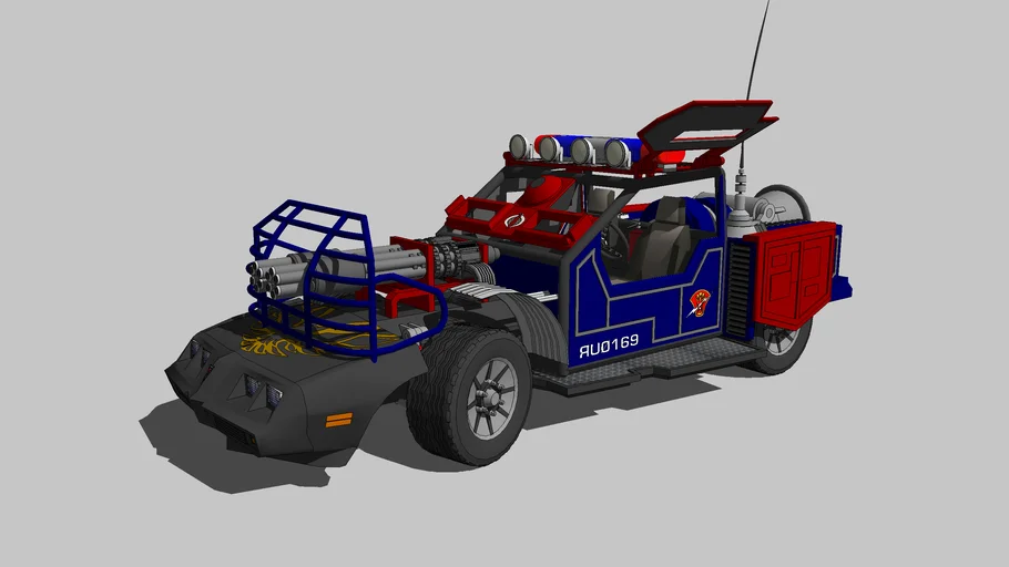 G.I. Joe - Dreadnok Thunder Machine | 3D Warehouse